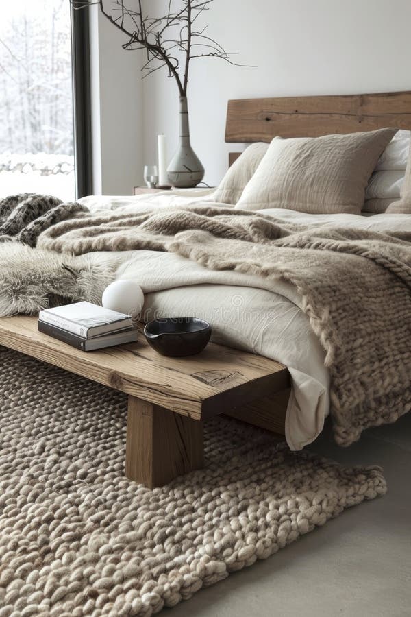 Minimalist Low Profile Bed Frame with Concealed Storage for a Serene ...