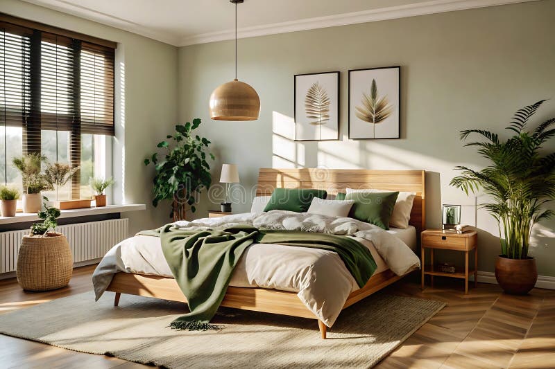 Minimalist Luxury Modern Bed Room Design, Morning Light, Modern ...