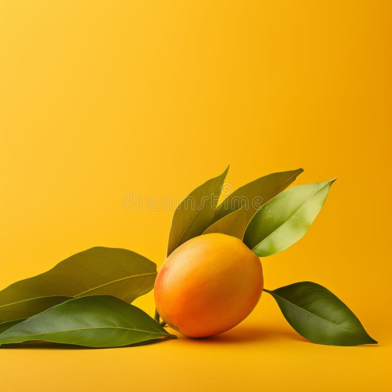 Minimalist Mango Background with Smooth Surface and Mango Tones Stock ...