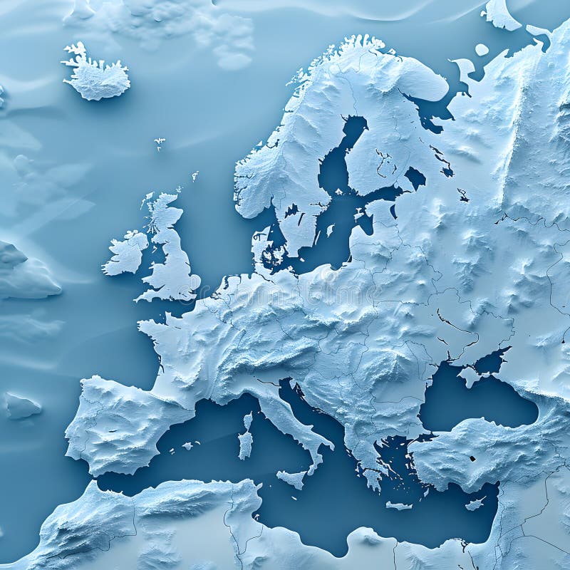 Minimalist Map of Europe - Creative Visual Aids for Brainstorming ...