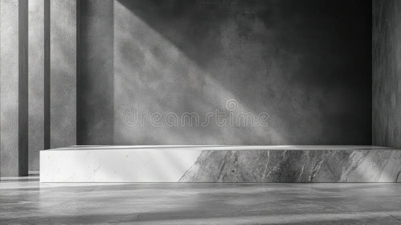 Minimalist Marble Plinth Shines with Light and Shadow for Elegant ...