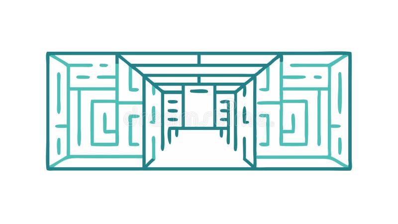 Minimalist Maze Design, Simplicity and Problem Solving, Vector Design ...