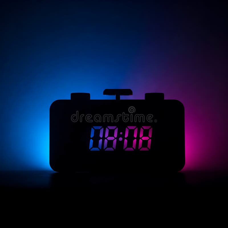 Minimalist Meeting Timer Silhouette Stock Photo - Image of screenshot ...