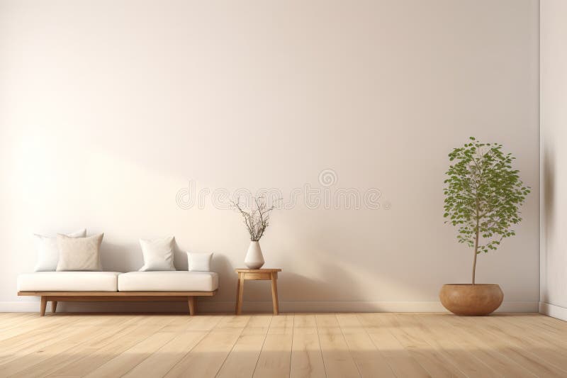 Minimalist Mock Up Room with Endless Design Potential Stock ...