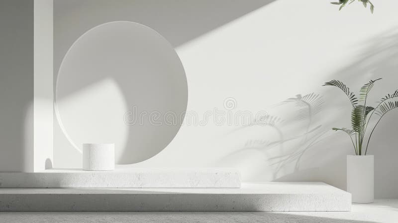 Minimalist Mockup Composition with a Clean and Uncluttered Background ...