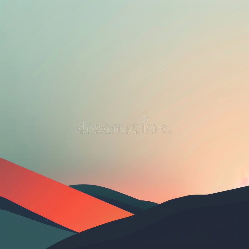 Minimalist Modern Background with Soft, Calming Gradients. Stock ...