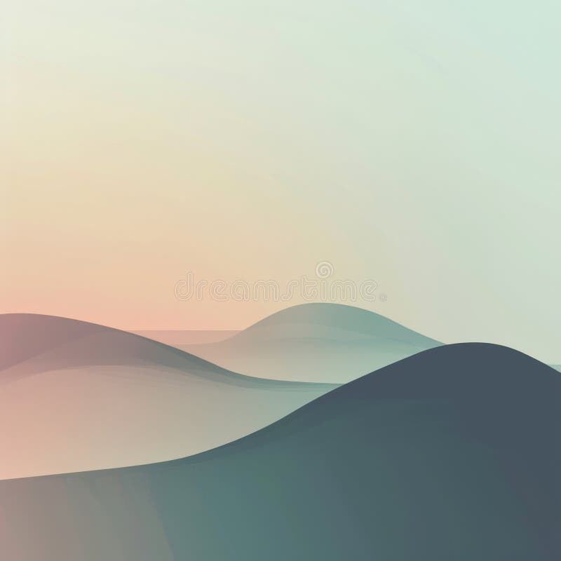 Minimalist Modern Background with Soft, Calming Gradients. Stock ...
