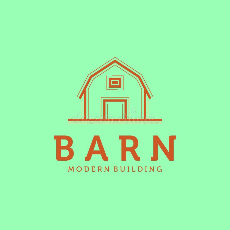 Minimalist Modern Barn Logo Exclusive and Premium Barn Logo Vector ...
