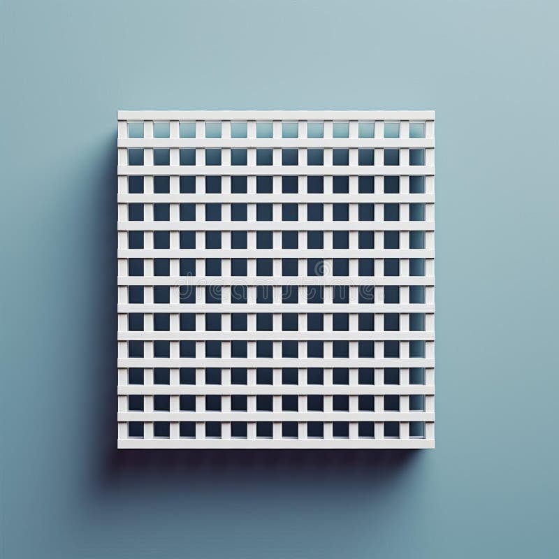 Minimalist Modern Grid Pattern Square Lattice Structure Design Stock ...