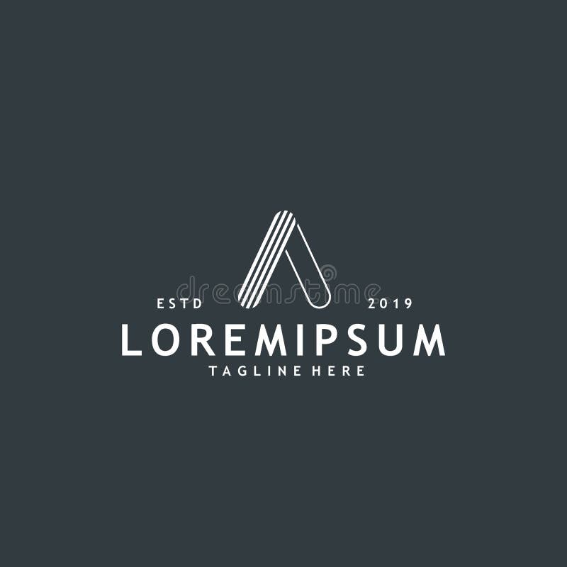 Minimalist and Modern Initial a Logo Design Stock Vector - Illustration ...