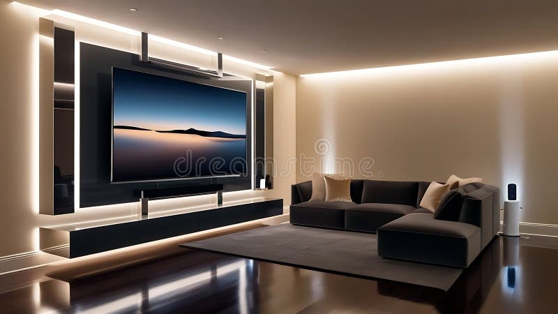 Minimalist Modern Living Room Design with Open Space and Simple Decor ...