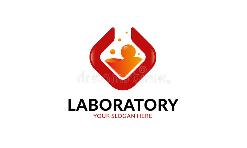 Laboratory Logo Template stock vector. Illustration of laboratory ...