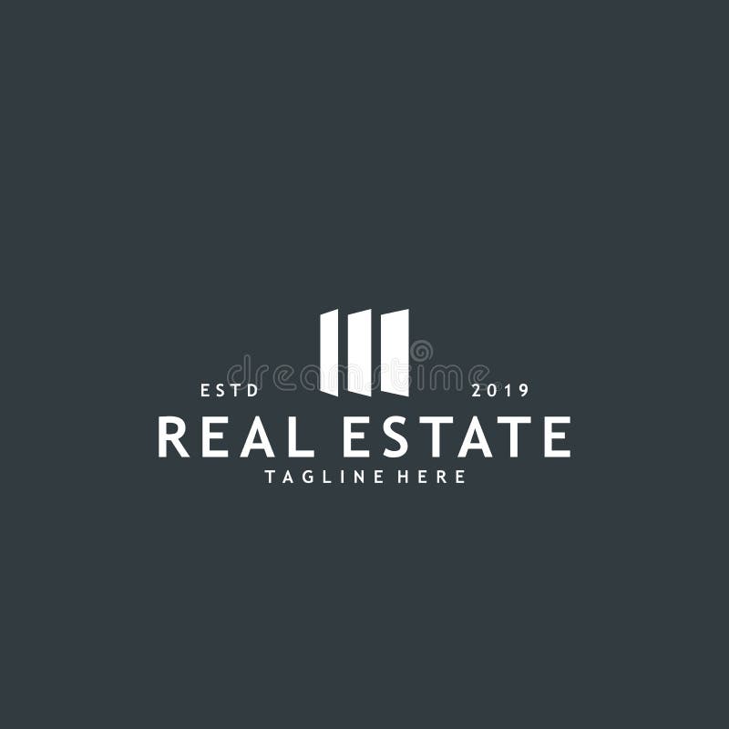 Minimalist and Modern Real Estate Logo Design Stock Vector ...