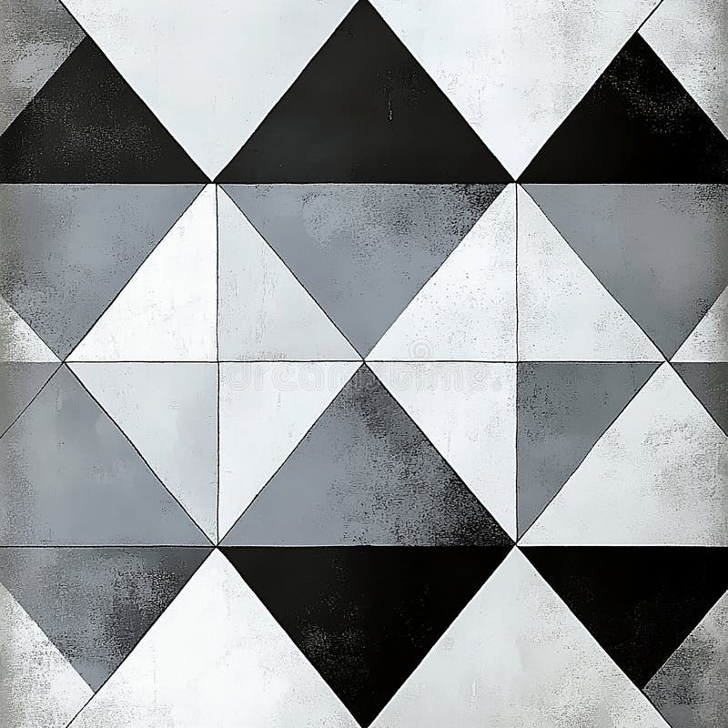 Minimalist Monochrome Triangle Design with Clean, Geometric Shapes ...
