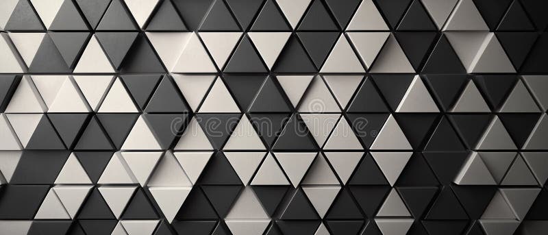 Minimalist Monochrome Triangle Design with Clean, Geometric Shapes ...