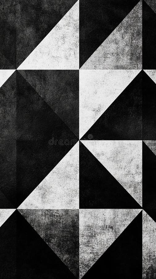 Minimalist Monochrome Triangle Design with Clean, Geometric Shapes ...