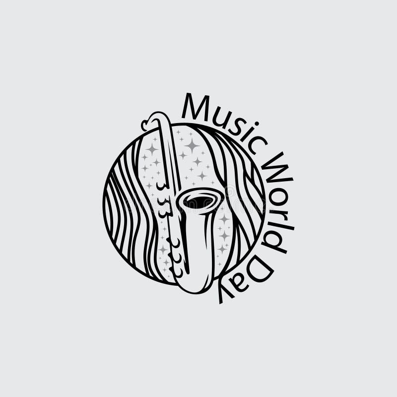 Minimalist Music Symbol Design for Branding Stock Illustration ...