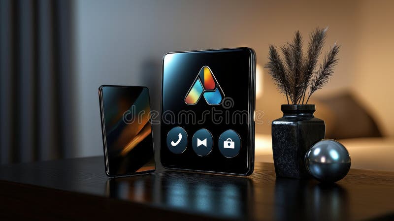 Minimalist Navigation Icons Showcase Modern Workspace Graphic Design ...