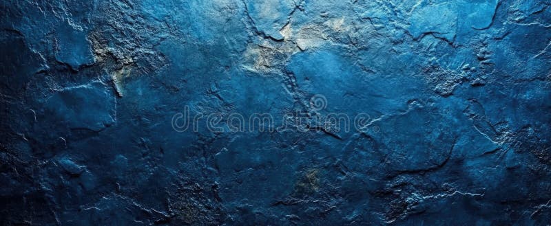 Minimalist Navy Blue Background with Abundant Negative Space for Text ...