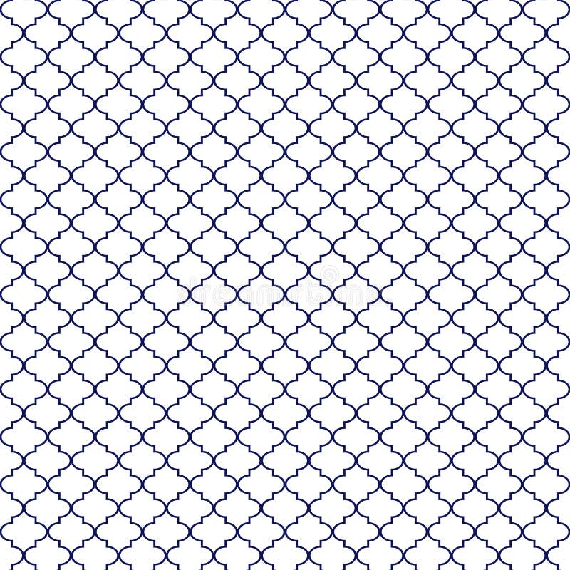 Quatrefoil Seamless Pattern Stock Vector Illustration Of Nautical