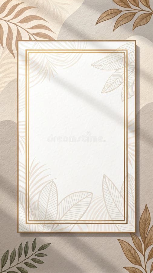 Minimalist Neutral Background for Luxury Branding and UI Design Stock ...