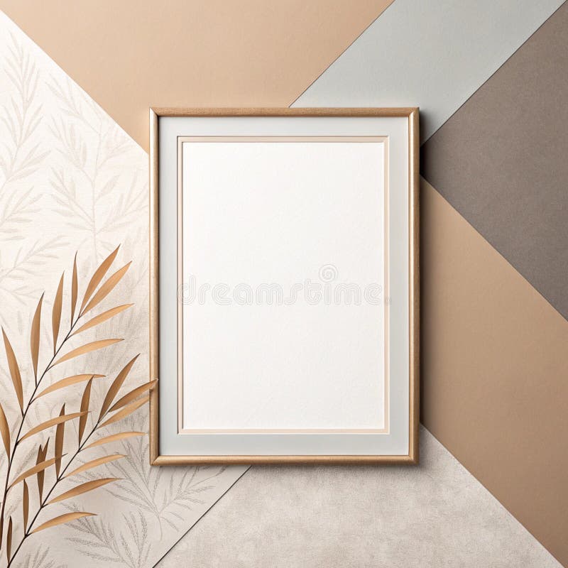 Minimalist Neutral Background for Luxury Branding and UI Design Stock ...