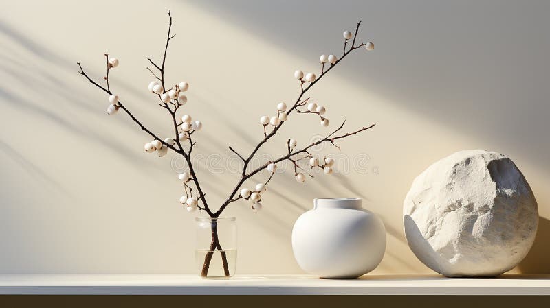 Minimalist objects stock illustration. Illustration of background ...