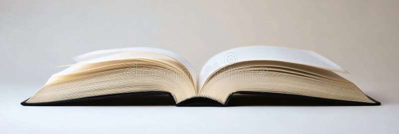 Capturing the Elegance of a Minimalist Open Book with Blank Pages ...