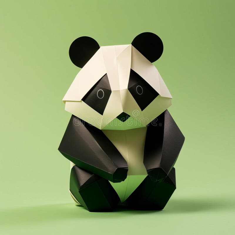 Panda Origami Stock Illustrations – 783 Panda Origami Stock ...