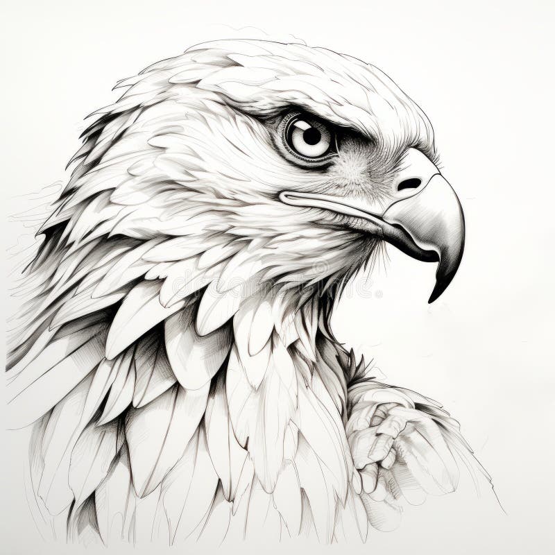 Osprey Drawing Stock Illustrations – 194 Osprey Drawing Stock ...