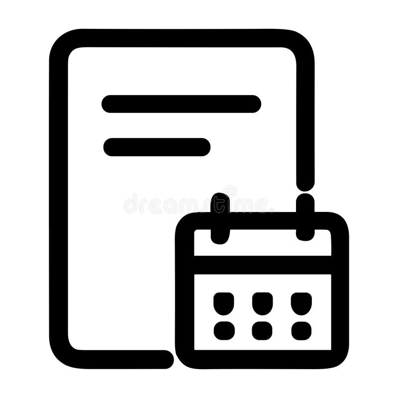Calendar Appointment Schedule Icon Stock Illustrations – 64,121 ...