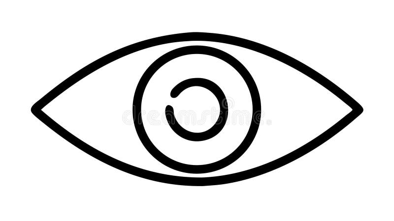 Minimalist Outline Eye Icon Stock Illustrations – 7,446 Minimalist ...