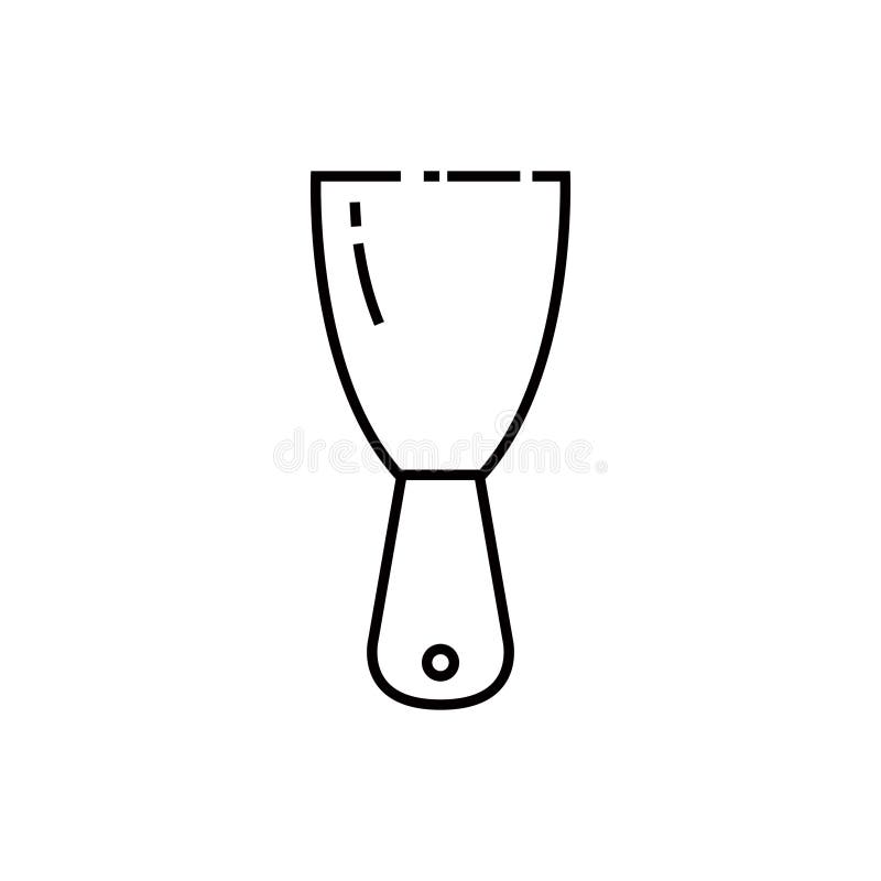 Minimalist Outline Scraper Tool Design Stock Illustrations – 9 ...