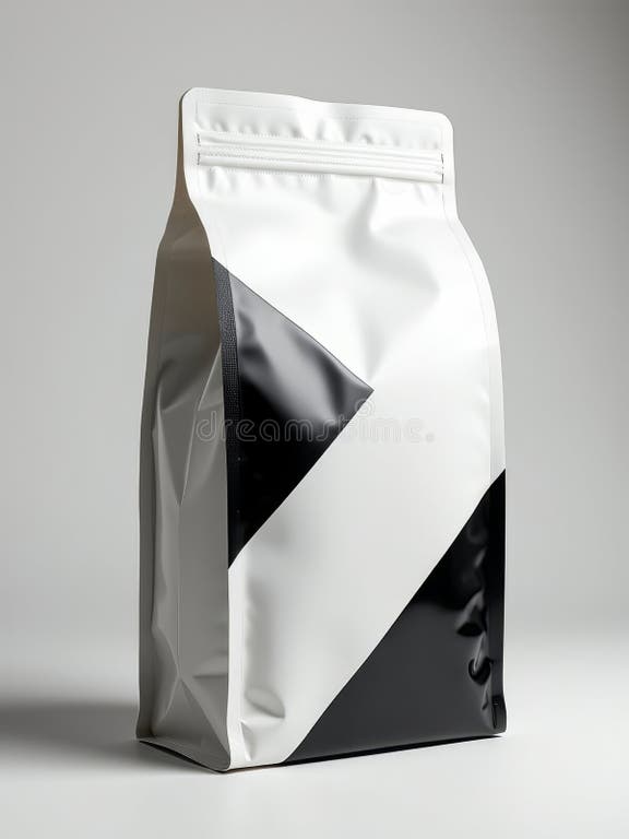 Minimalist Packaging Design with Modern Geometric Pattern on Pouch ...
