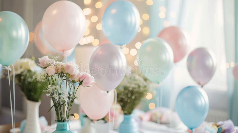 Minimalist Party Theme Celebrates Simplicity S Beauty Stock ...