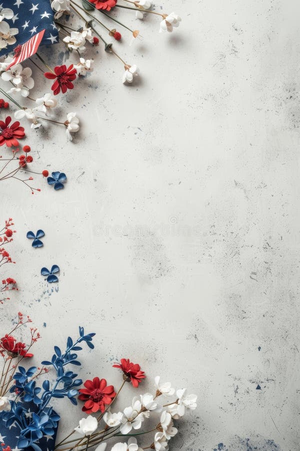 Minimalist Patriot Day Theme with Copy Space and Subtle Patriotic ...