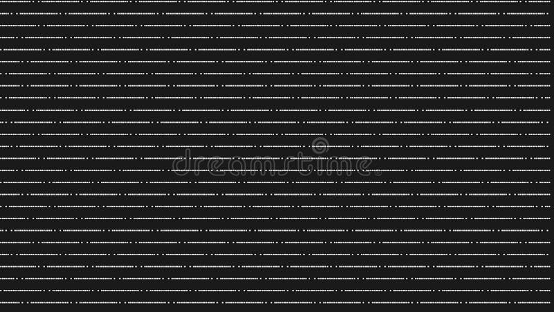 Minimalist Pattern of White Horizontal Lines on Black. Uniform Black ...