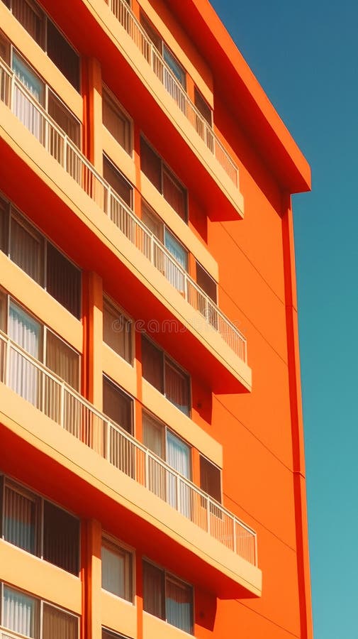 Minimalist Photo of Geometry in a Small Amount of Colors and Forms. Ai ...