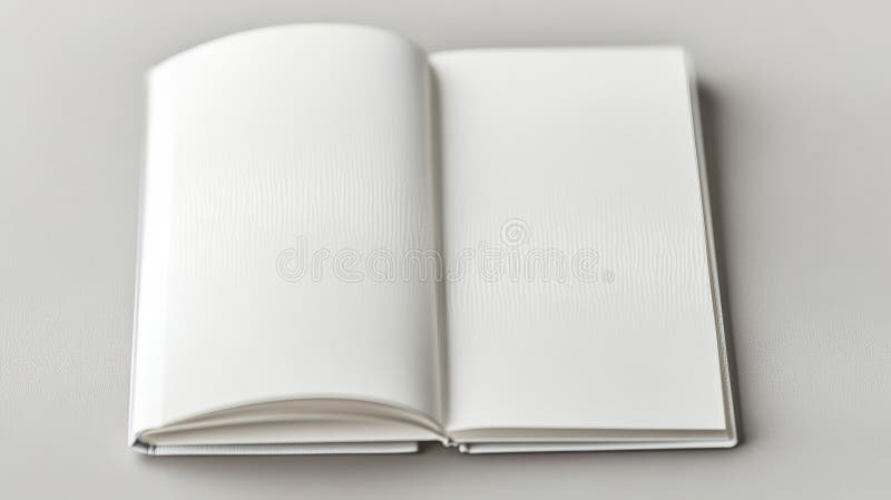 Minimalist Photo of an Open Hardcover Book Mockup Placed Elegantly on a ...