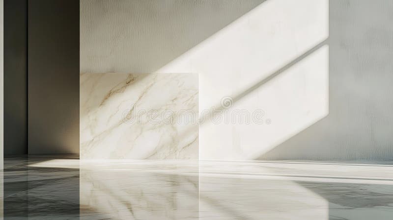 A Minimalist Photo of a Single Marble Tile with a Polished Surface ...