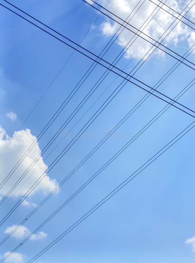 Minimalistic Photography of Interconnected Power Lines and Poles ...