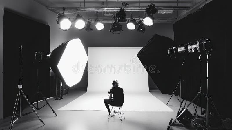 Minimalist Photography Logo Designs, Line Art Style Stock Vector ...