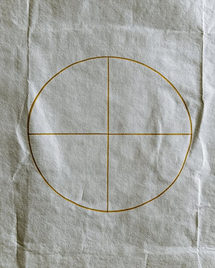 A Minimalist Pie Chart Outline Drawn on Paper Inviting Creative Data ...