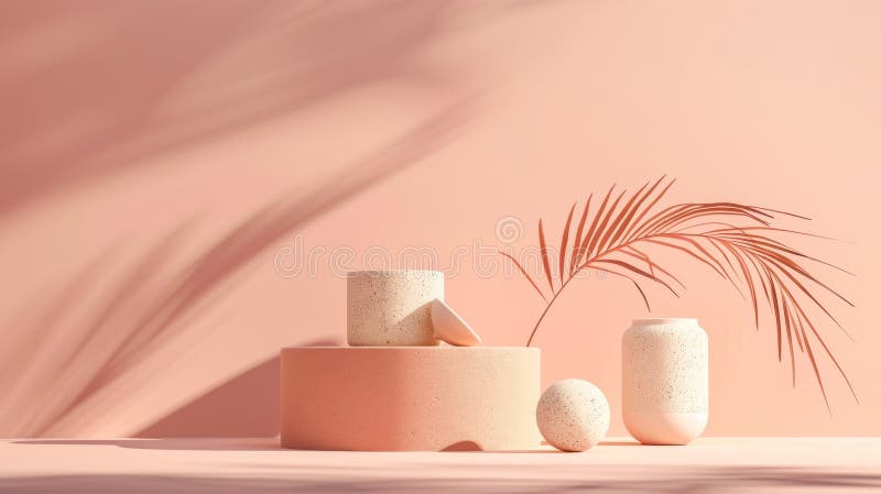 Minimalist Pink Still Life stock image. Image of objects - 324891335