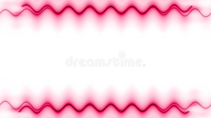 Pink Wavy Frame for Minimalist Design Stock Video - Video of geometric ...