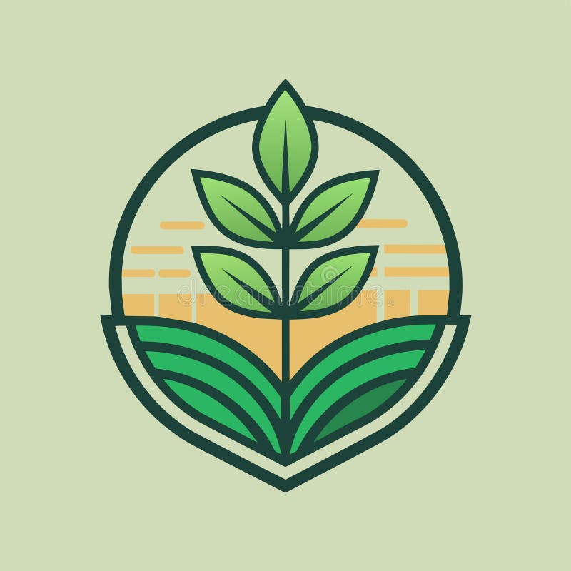 Minimalist Plant-Based Food Emblem Design, Design a Minimalist Emblem ...