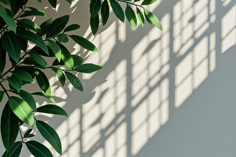 281 Minimalist Plant Window Shadow Pattern Light Wall Stock Photos - Free & Royalty-Free Stock ...