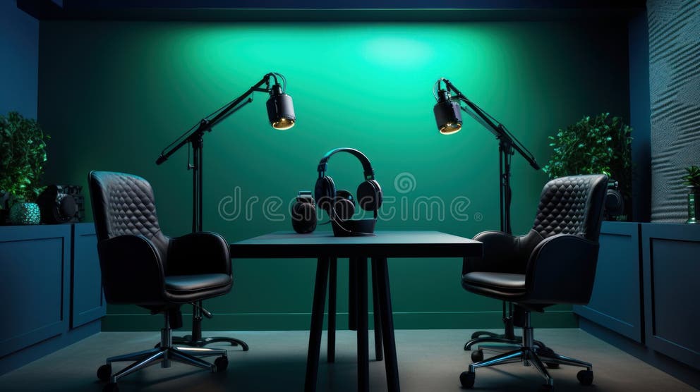 Podcast Room Stock Illustrations – 2,470 Podcast Room Stock ...