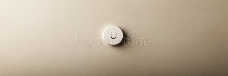 Minimalist Power Button Icon on Neutral Background Symbolizes ...