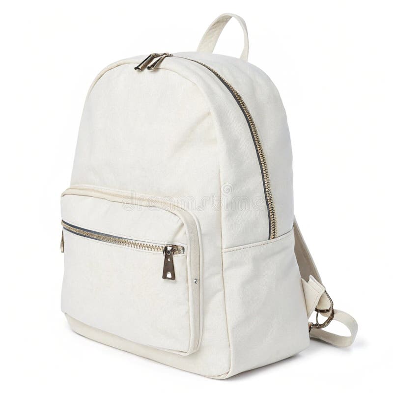 Simple Backpack Isolated on White Background Stock Illustration ...